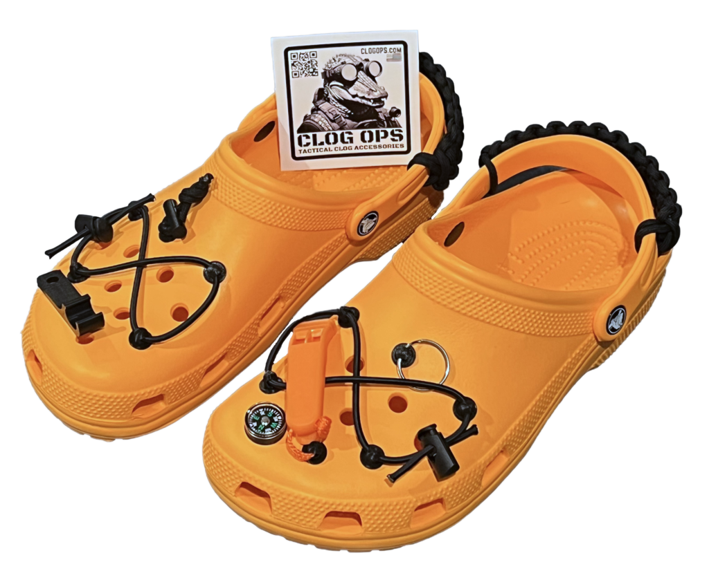 CLOGOPS Tactical Survival CROCS Charms Accessories - Andy Maker